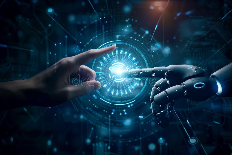 Human and Robot Hands Reaching Towards a Glowing Digital Interface ... Human and Robot Hands Reaching Towards a Glowing Digital Interface ...