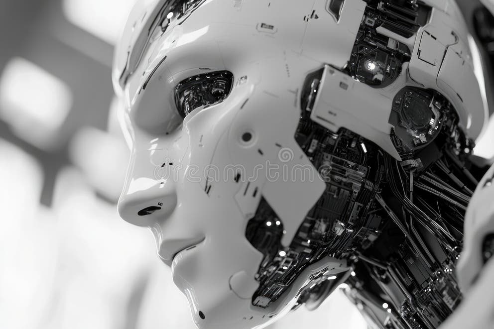 Human-robot hybrid stock image. Image of science, artificial - 366333653