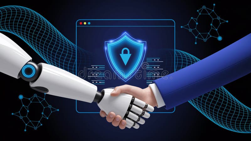 Human and Robot Partnering for Cybersecurity Protection Stock ...
