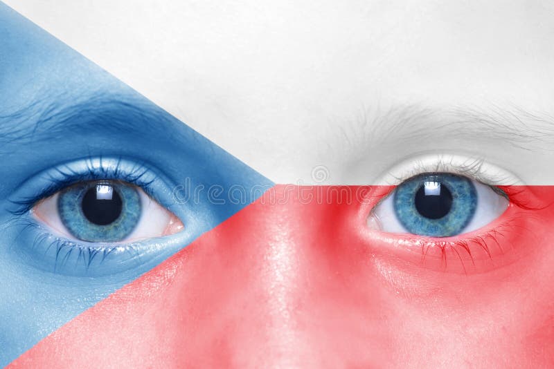 Human's Face Czech Flag Stock Photos - Free & Royalty-Free Stock Photos ...