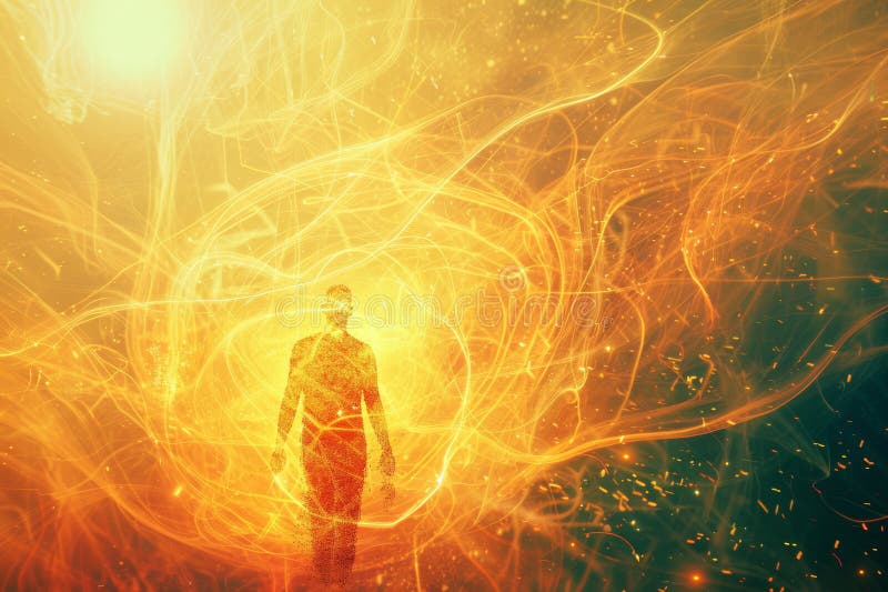 Human S Mental Positive Energy Concept Stock Image - Image of human ...