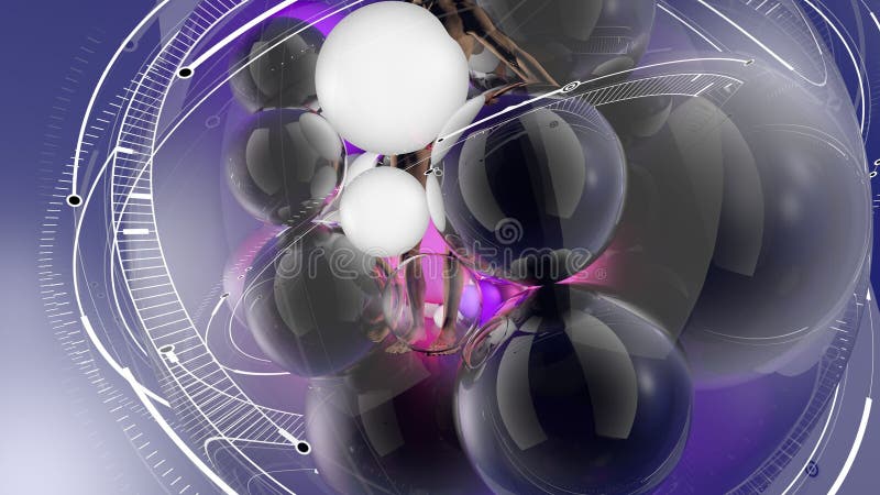 Human in a Sci Fi Bubble. Genetic Engineering Stock Illustration ...