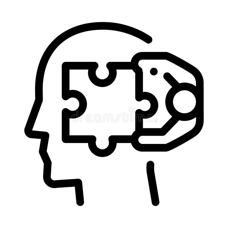 Human Search Engine Optimization Icon Vector Outline Illustration Stock ...