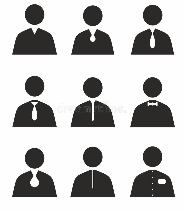 Human set icons stock vector. Illustration of profession - 34993923