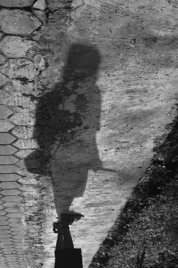 Human Shadow 2 stock photo. Image of stranger, figure - 309619042