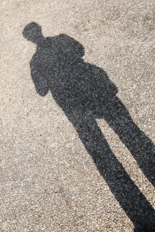 Human Shadow Like Some Other Species Stock Image - Image of shadow ...
