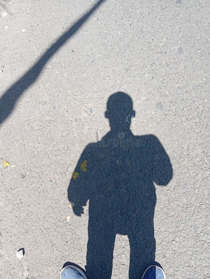 Human Shadow in the Hot Sun Stock Photo - Image of shadow, human: 341485344