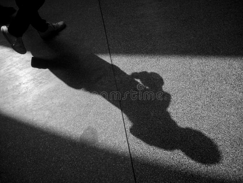 Human Shadow and Light Wallpaper Stock Image - Image of background ...