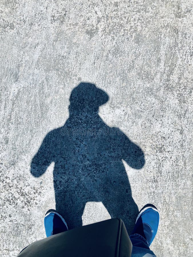 Human Shadow Like Some Other Species Stock Image - Image of shadow ...