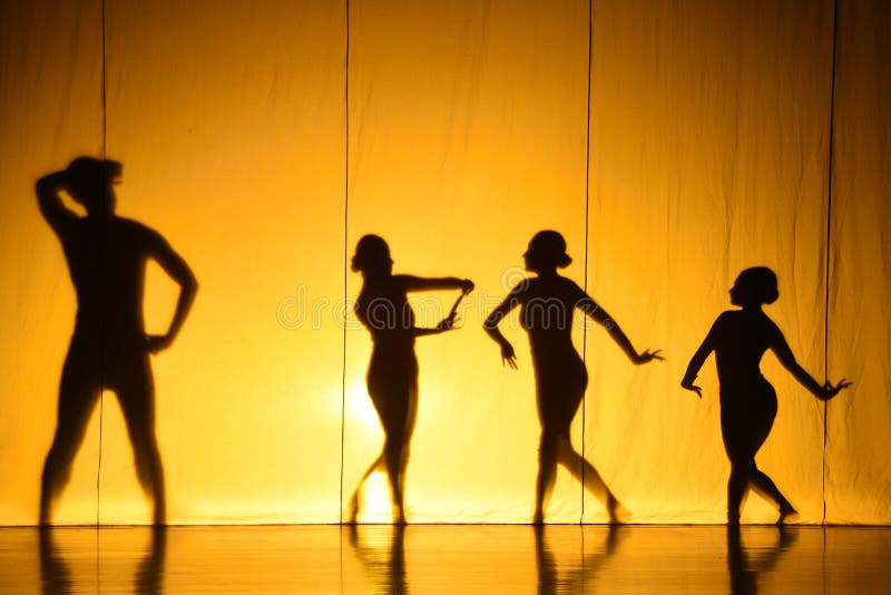 Human shadow show stock image. Image of people, scene - 86664677