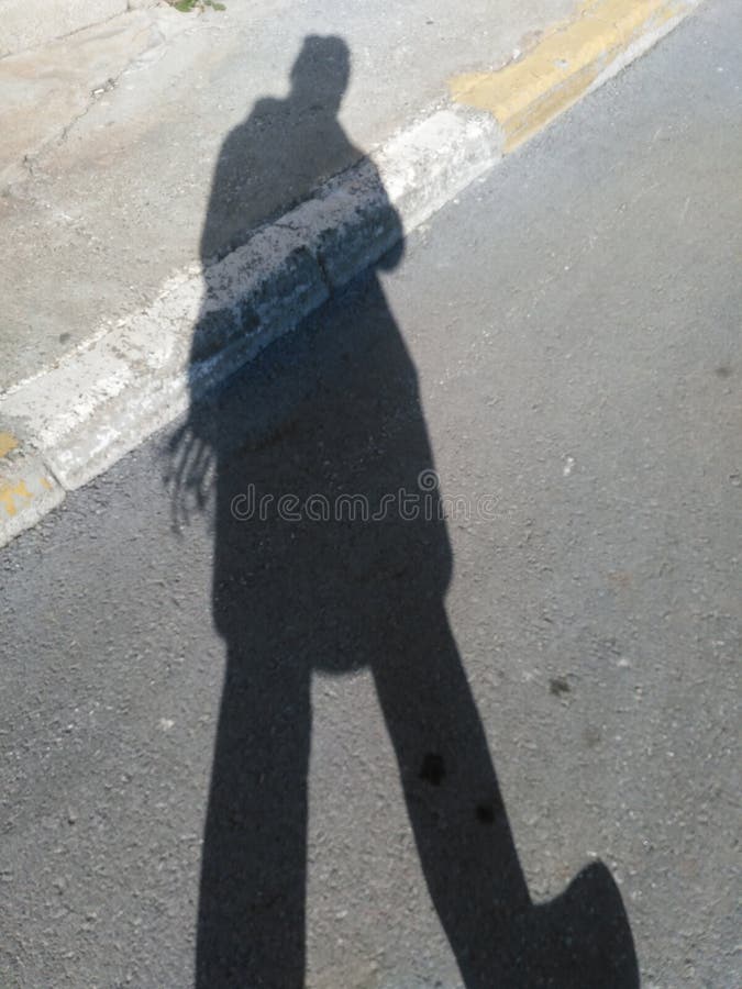 Human Shadows on the Road Trip Stock Photo - Image of shadow, lane ...