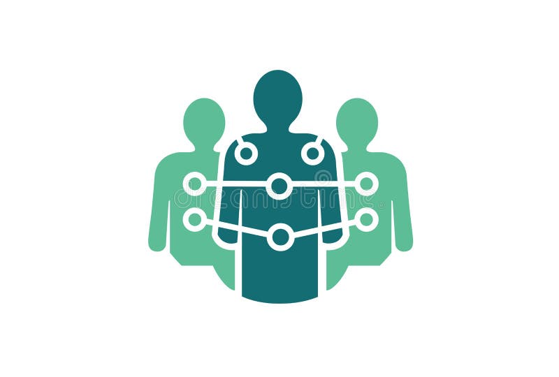 Human Share Logo Design stock vector. Illustration of firm - 111383643