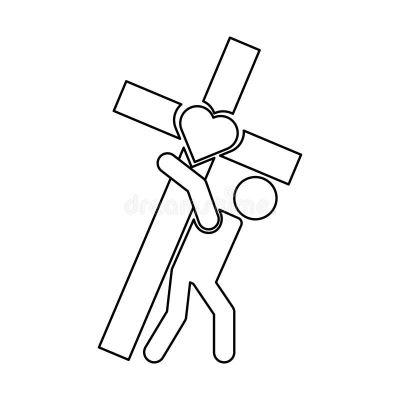 Carrying Cross Stock Illustrations – 1,166 Carrying Cross Stock ...
