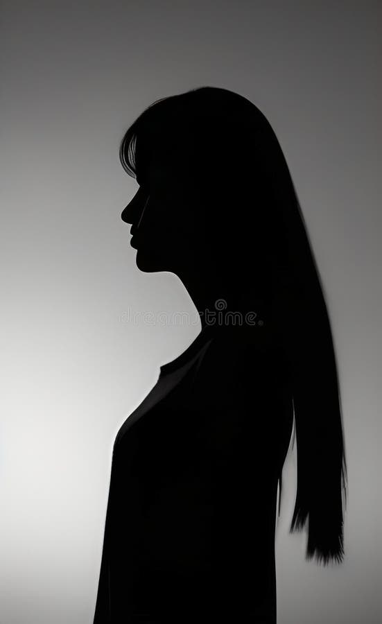 Human Silhouette in Side Profile Stock Vector - Illustration of icon ...