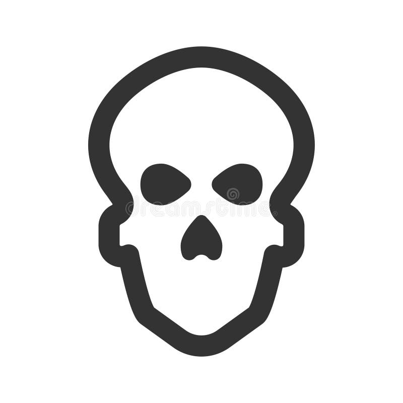 Human skeleton icon stock vector. Illustration of human - 209740180