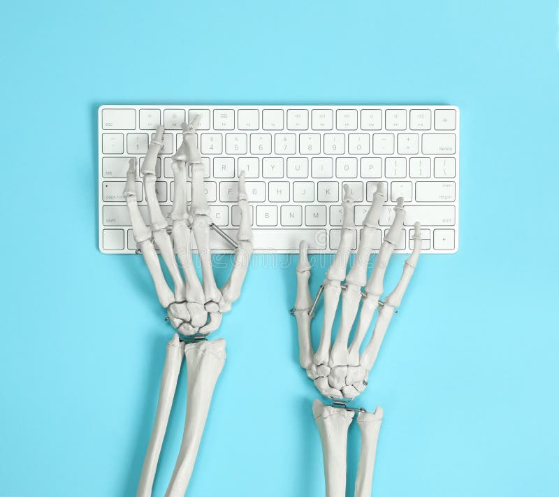 248 Skeleton Using Computer Stock Photos - Free & Royalty-Free Stock ...