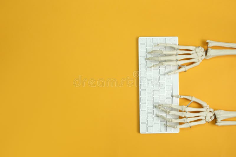 248 Skeleton Using Computer Stock Photos - Free & Royalty-Free Stock ...