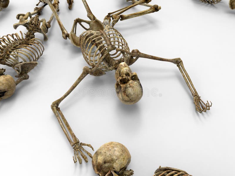 Skeletons Standing Stock Illustrations – 217 Skeletons Standing Stock ...