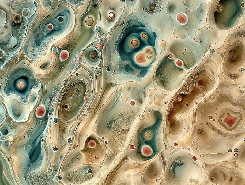 Human Skin Cells Under a Microscope Stock Photo - Image of science ...