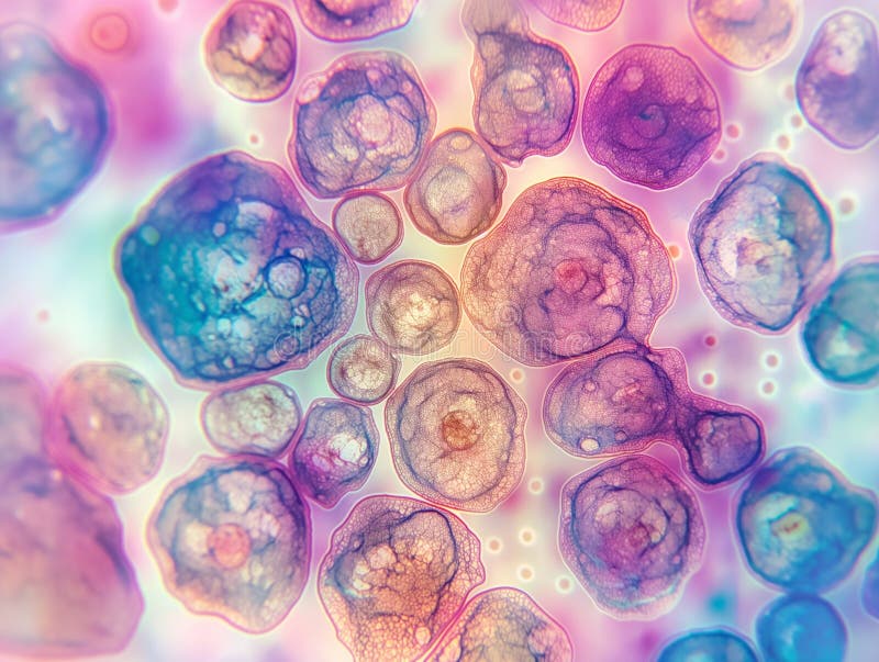 Skin Cell Under Microscope