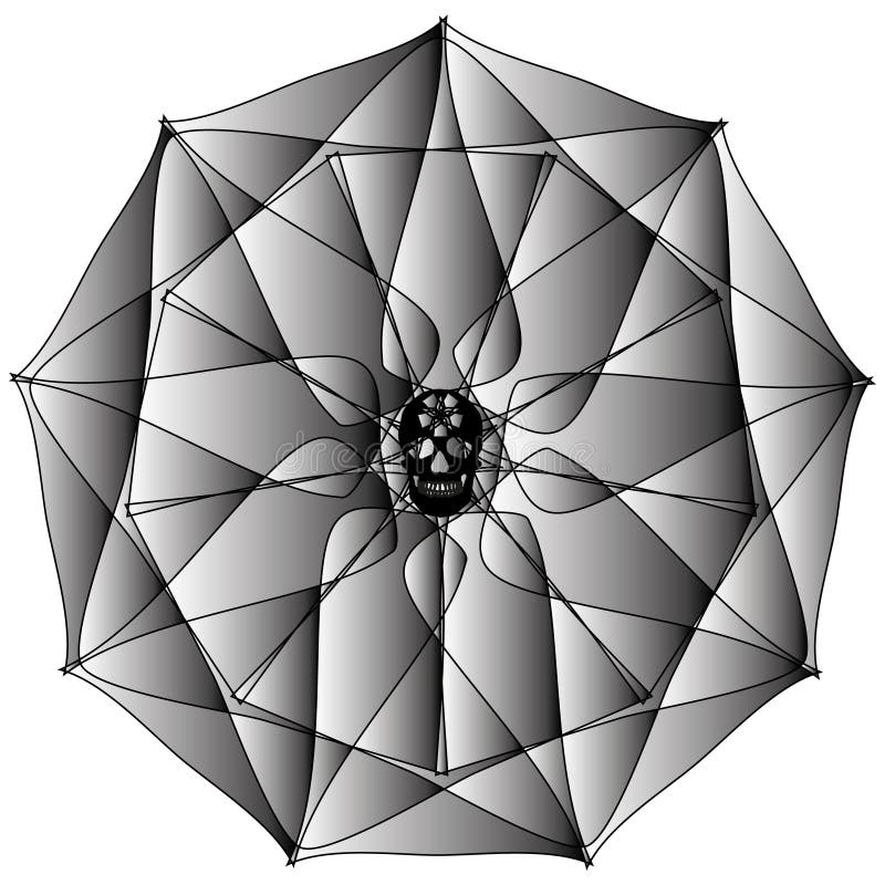 Human Skull Geometry and Design Stock Illustration - Illustration of ...