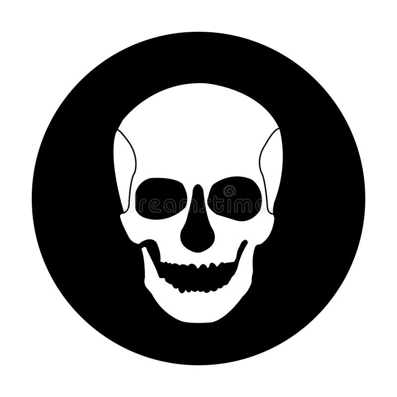 Human skull icon stock vector. Illustration of icon - 311640808