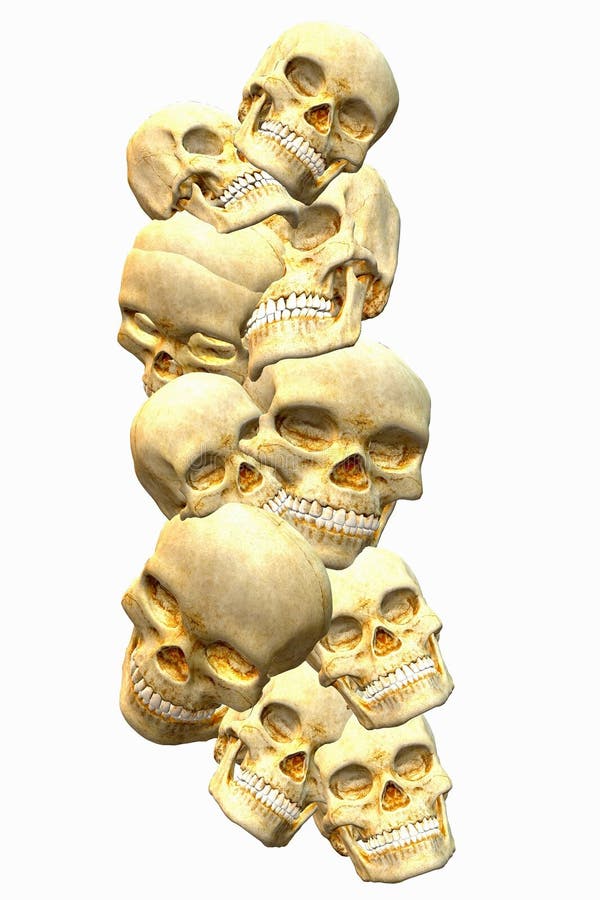 Human skulls stock illustration. Illustration of nose - 300940790