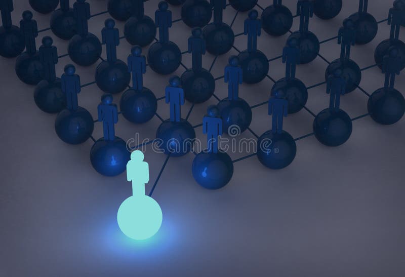 Human social network stock illustration. Illustration of figure - 33738857