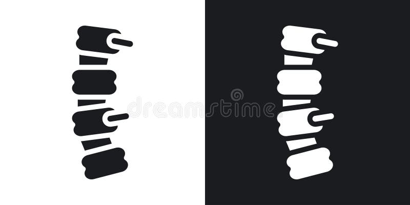 Chiropractic Outline Front Back Stock Illustrations – 9 Chiropractic ...
