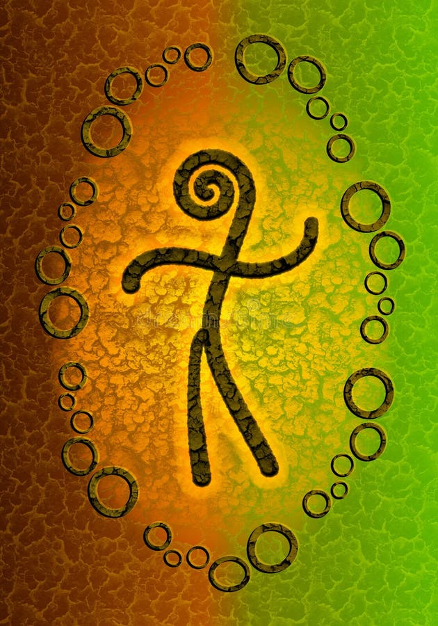 Human Spirit Symbolic Background Stock Illustration - Illustration of ...