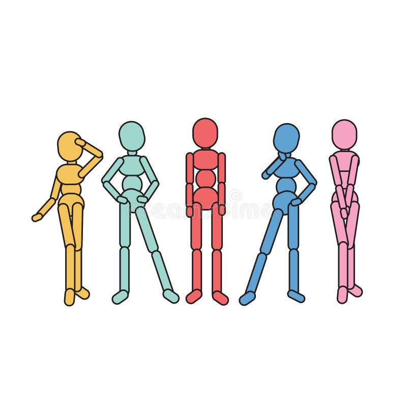 Human Standing stock vector. Illustration of official - 40335857