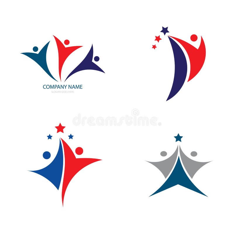 Human Star, Success Illustration Vector Stock Vector - Illustration of ...