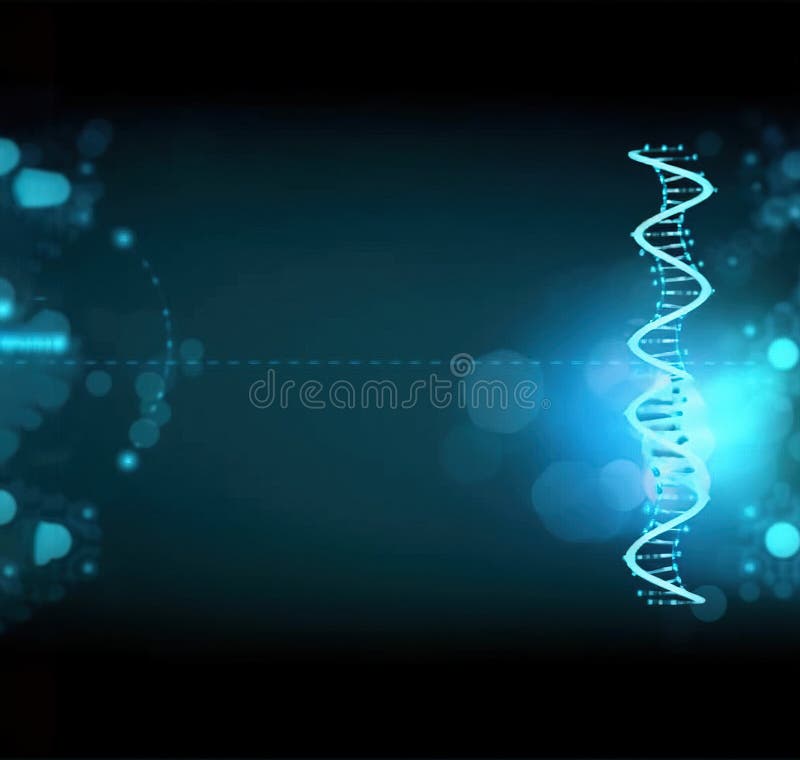 Human Structure of DNA, Researches of Chromosomes. AI Generated. Stock ...