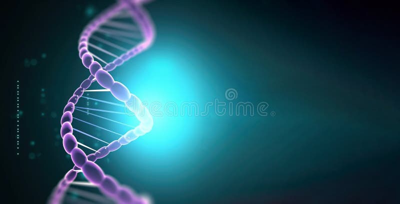 Human Structure of DNA, Researches of Chromosomes. AI Generated. Stock ...
