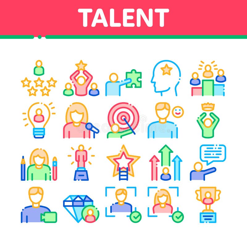 Talent Stock Illustrations – 23,691 Talent Stock Illustrations, Vectors ...