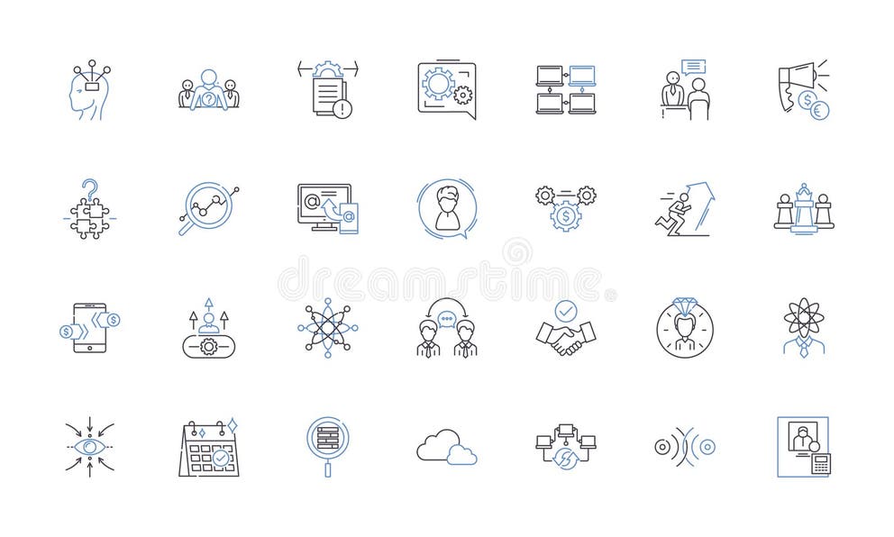 Human Talents Line Icons Collection. Creativity, Intelligence, Empathy ...