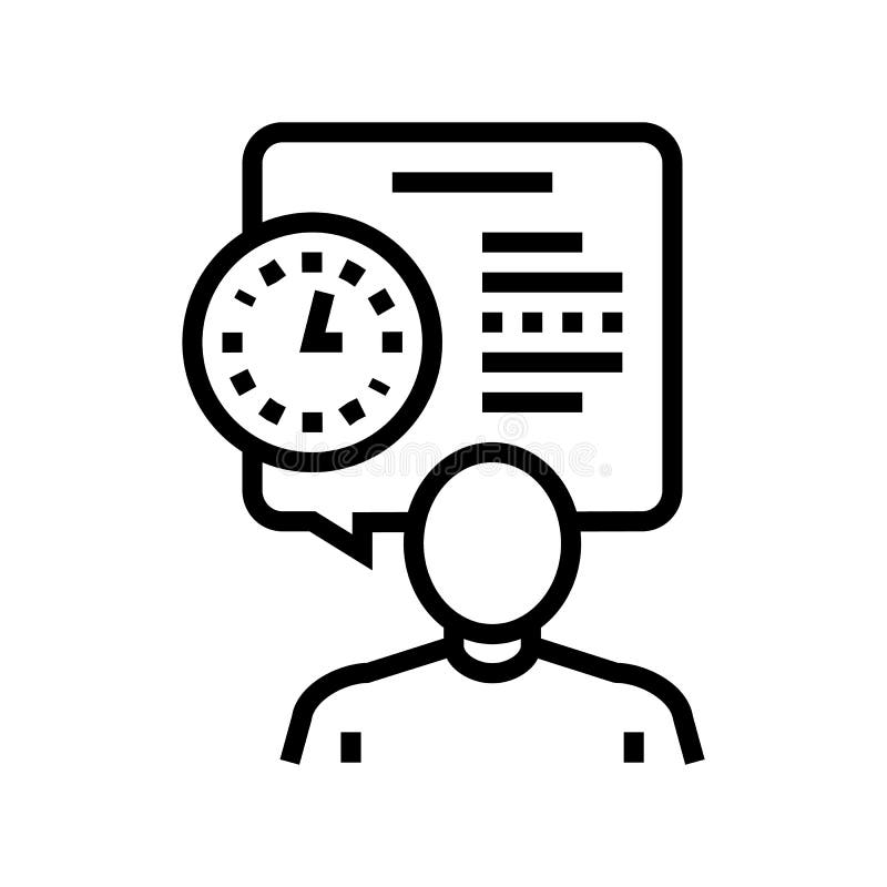 Task Time Management Compositions Stock Vector - Illustration of time ...