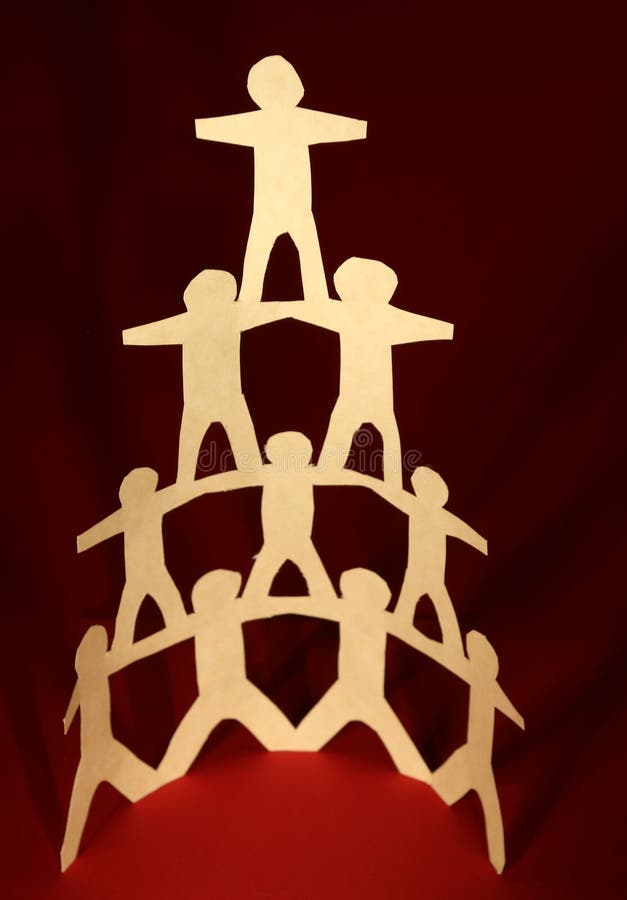 Human team pyramid stock image. Image of hierarchy, metaphor - 252462221