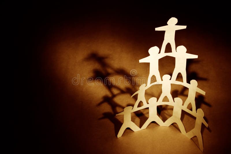 Human pyramid stock image. Image of unity, cooperating - 3029415