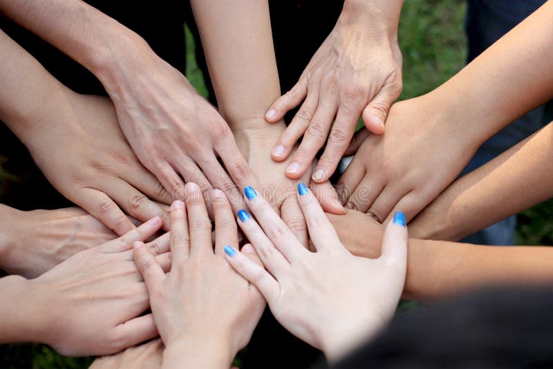 Human in teamwork hand stock photo. Image of gear, community - 66007902