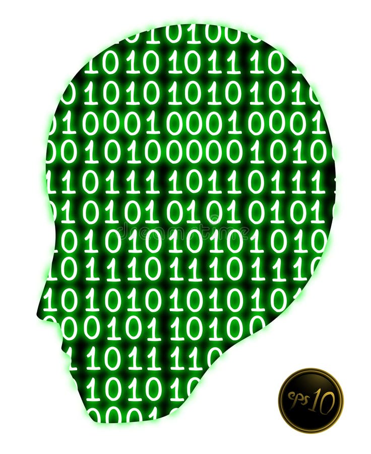 Human tech computer stock vector. Illustration of industrial - 227688437