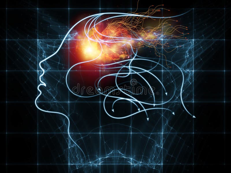 Human Technologies stock illustration. Illustration of information ...