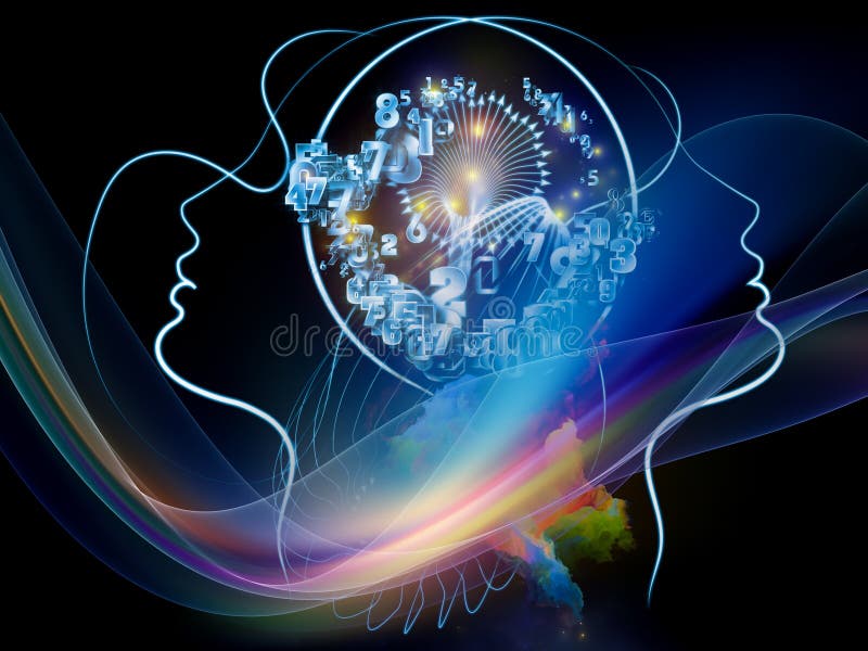 Human Technologies stock illustration. Illustration of information ...