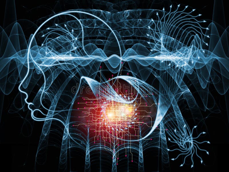 Human Technologies stock illustration. Illustration of composition ...