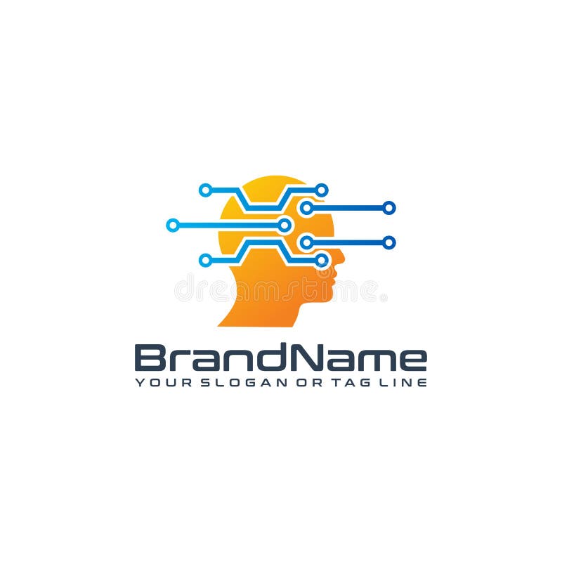 Human Technology Logo Designs Stock Vector - Illustration of identity ...