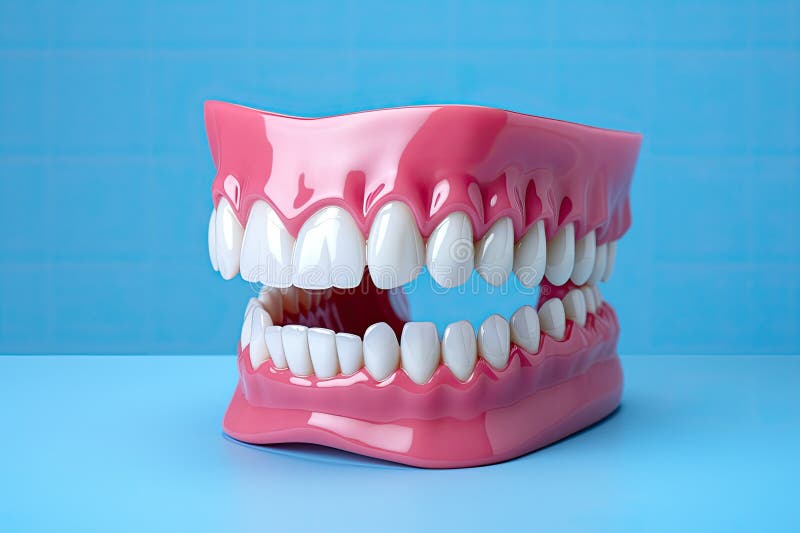 Human teeth, open mouth stock illustration. Illustration of smile ...