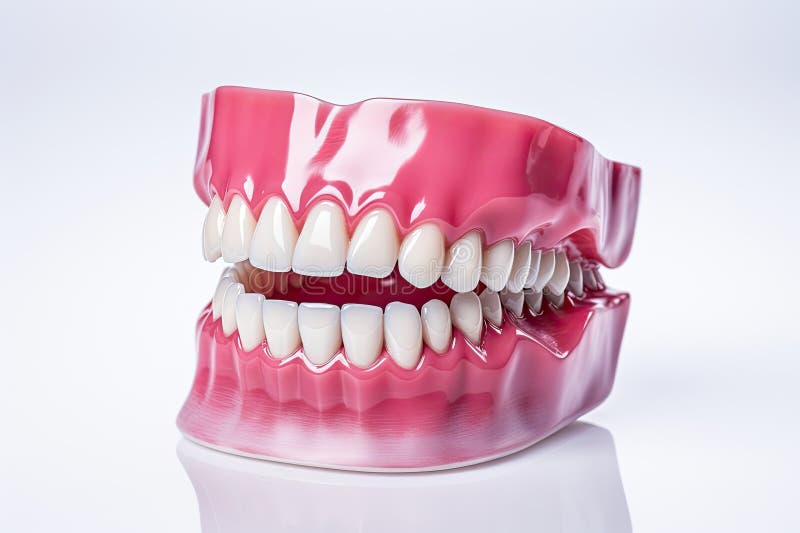 Human teeth, open mouth stock illustration. Illustration of biology ...