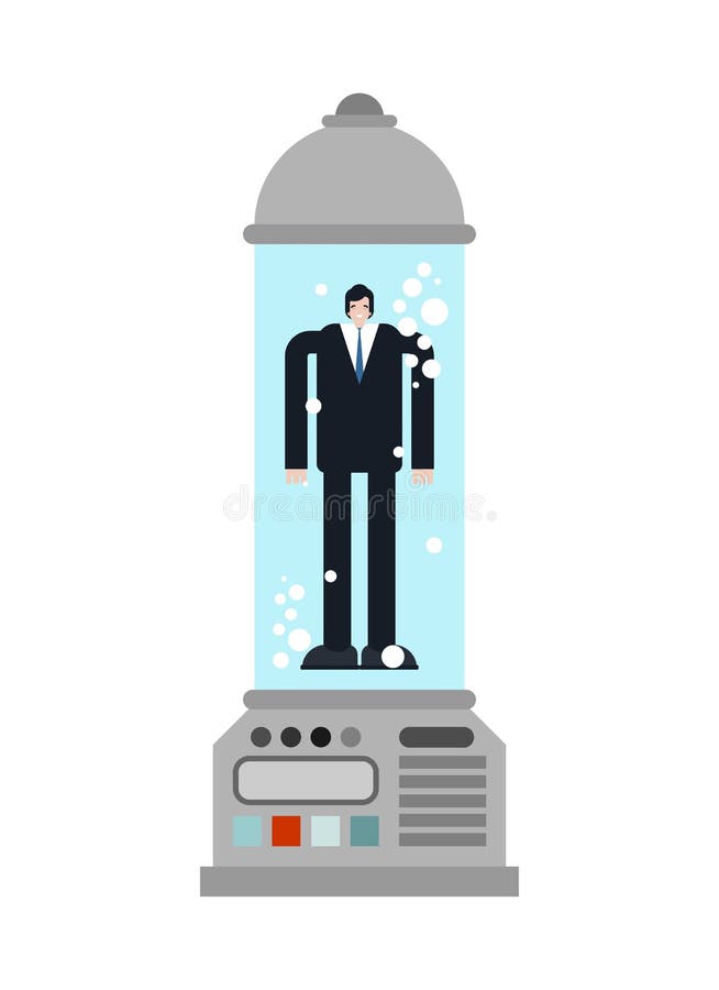 Human Teleportation Color Icon Vector Illustration Stock Illustration ...