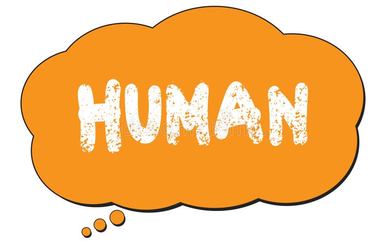 HUMAN Text on Green Grungy Vintage Stamp Stock Illustration ...