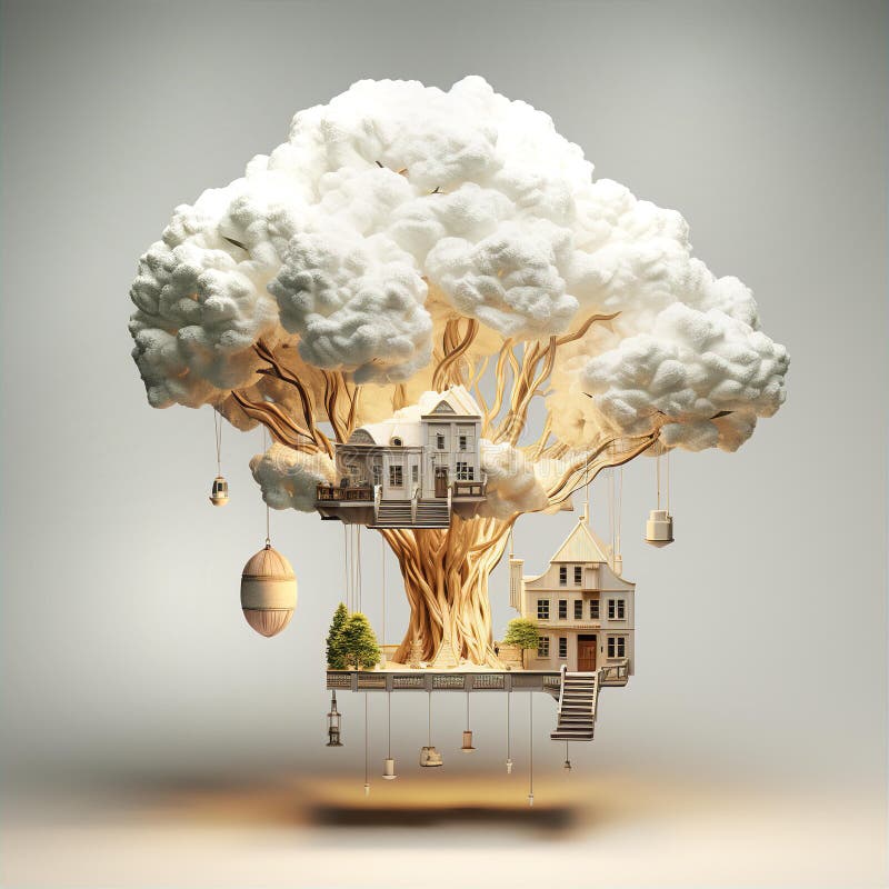 Human Thinking, Fantasy Visualisation, Stock Illustration ...